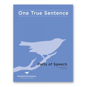 Parts of Speech – One True Sentence “A” – Bundle – Blackbird and Company